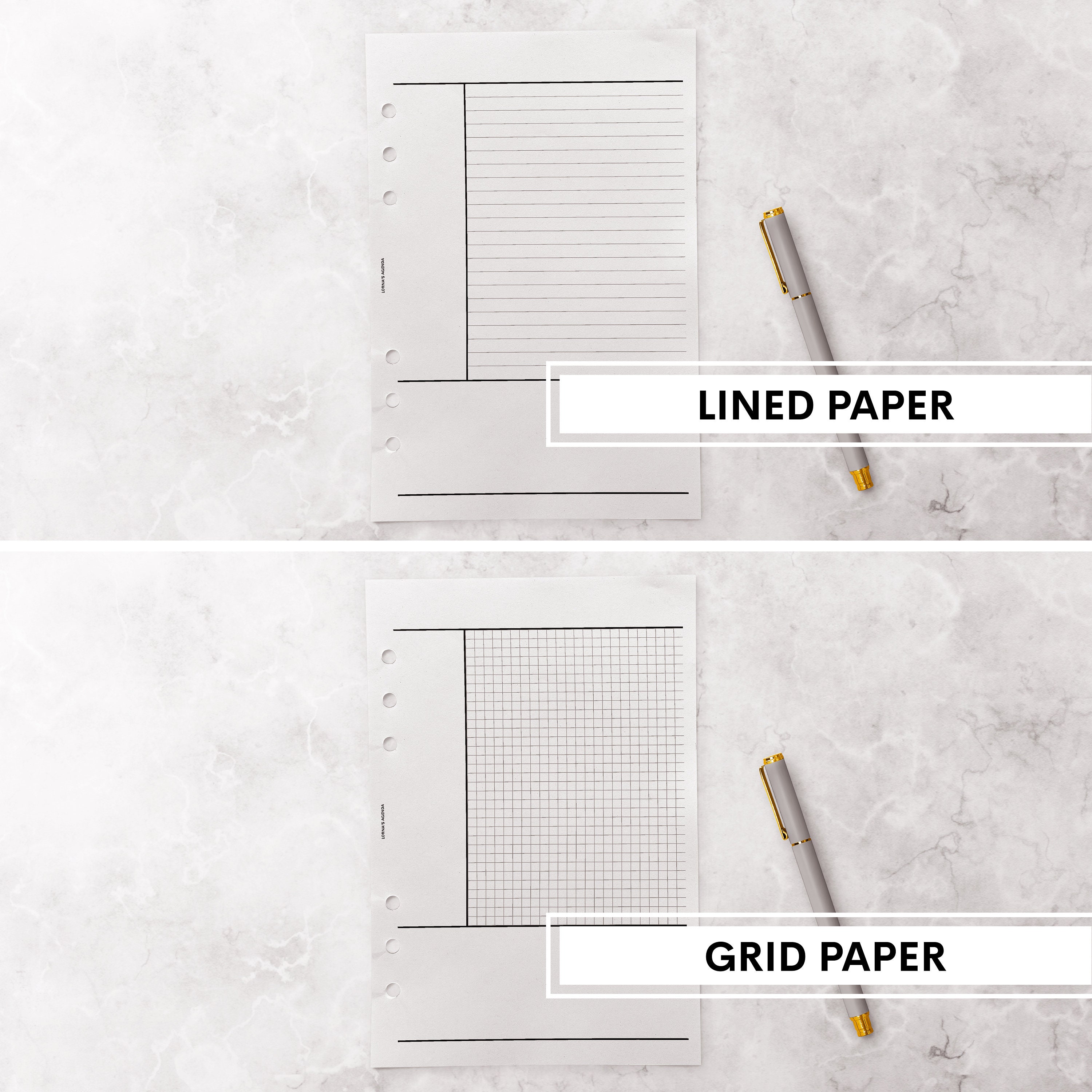 Cornell Notes Printable Planner Bundle Cornell Method A5 Planner ...