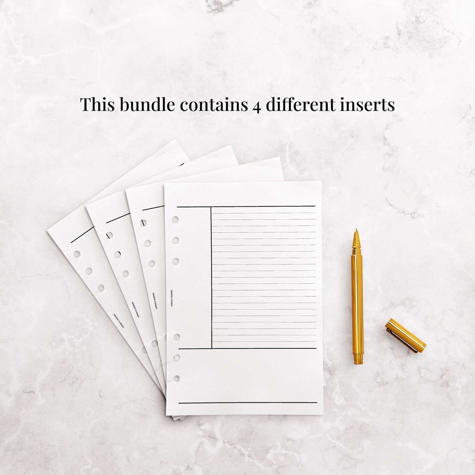 Cornell Notes Printable Planner Bundle Cornell Method A5 Planner ...