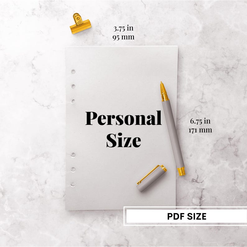 Printable Planner Dashboard "woman With an Agenda" Personal Size ...