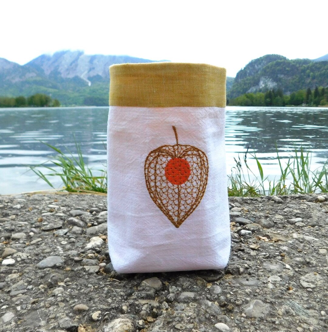 Lantern Bags in 4 Different Sizes With Base, Embroidered With a ...