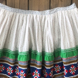 VINTAGE Seminole Patchwork Skirt Full Length Fits Sz L 1950s Authentic Traditional - Etsy