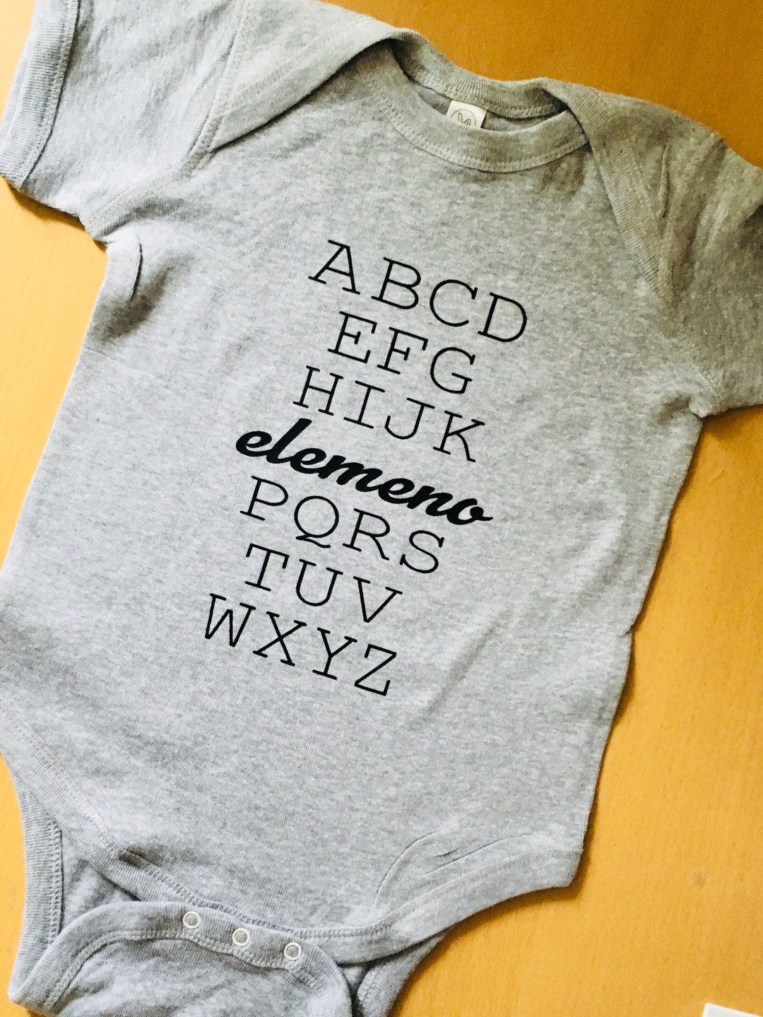 ABC Onesie - Etsy