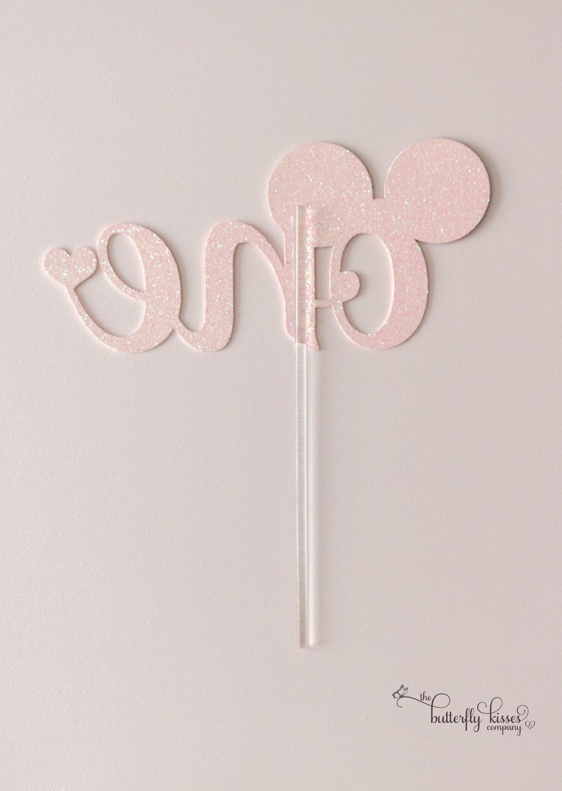 Minnie Mouse One Cake Topper Minnie Mouse Cake Topper First - Etsy