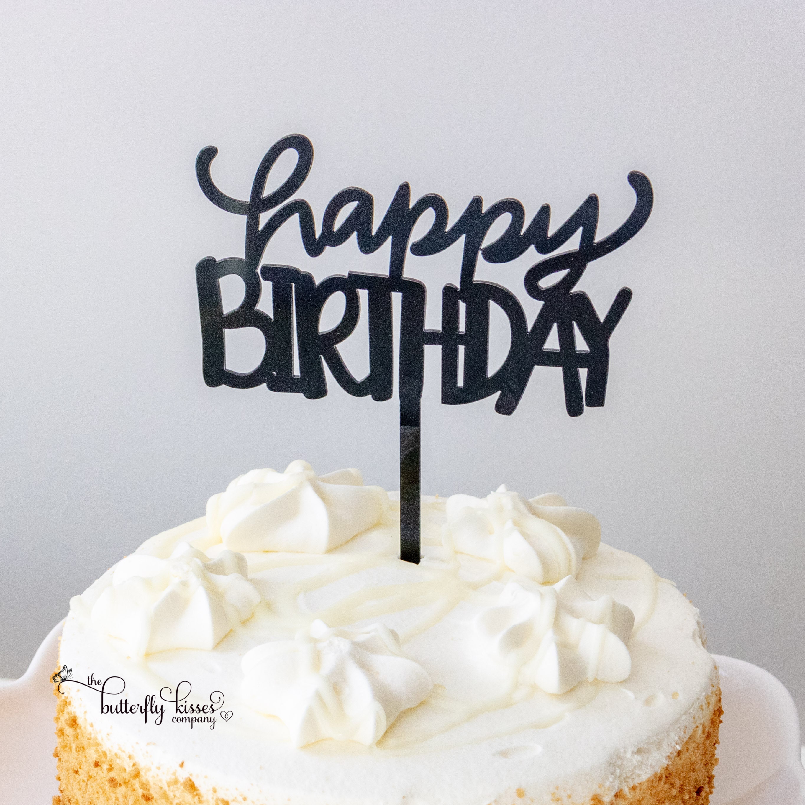 Happy Birthday Cake Topper, Birthday Cake Topper, Acrylic Happy ...