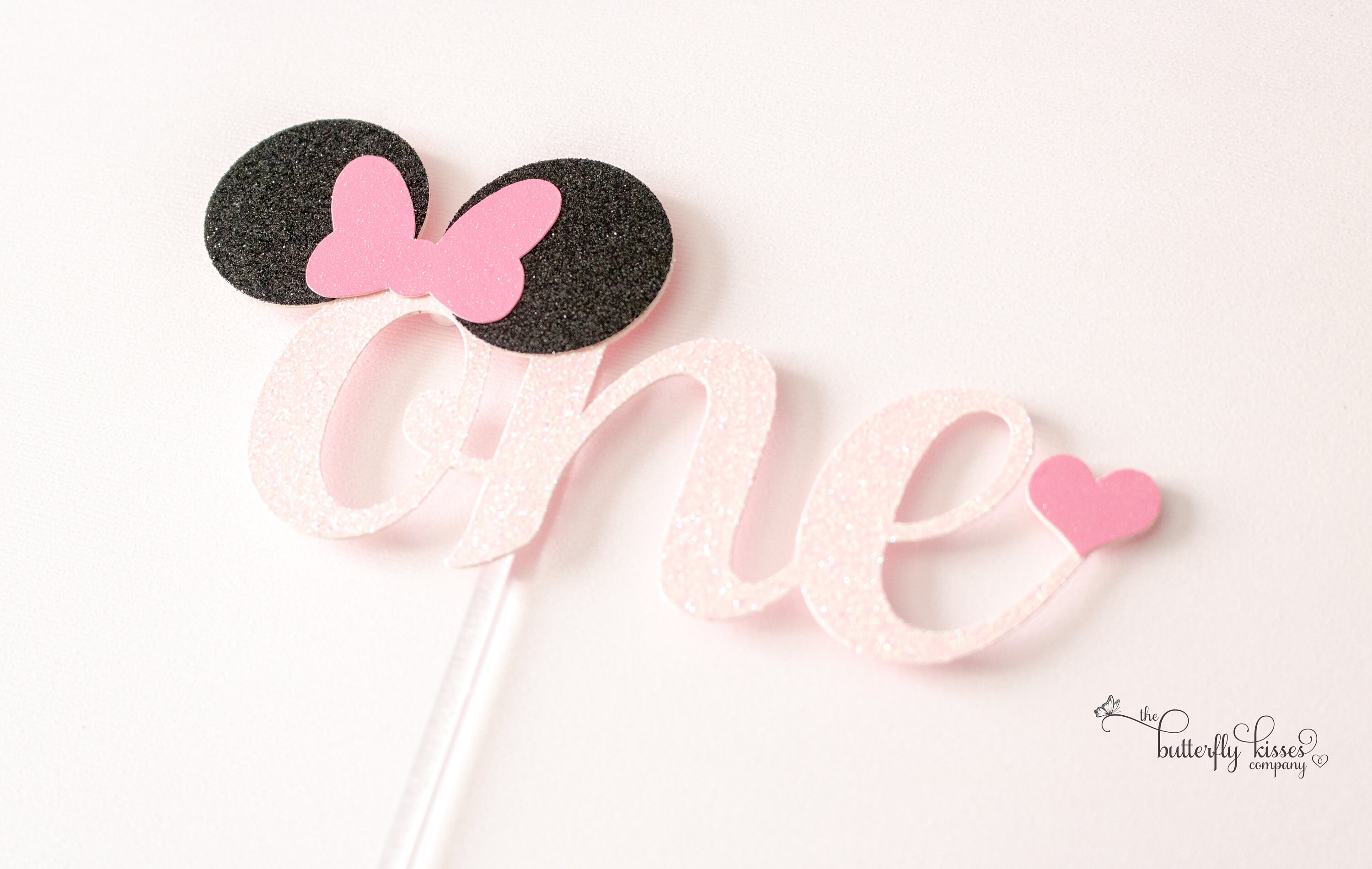 Minnie Mouse One Cake Topper, Minnie Mouse Cake Topper, First Birthday ...