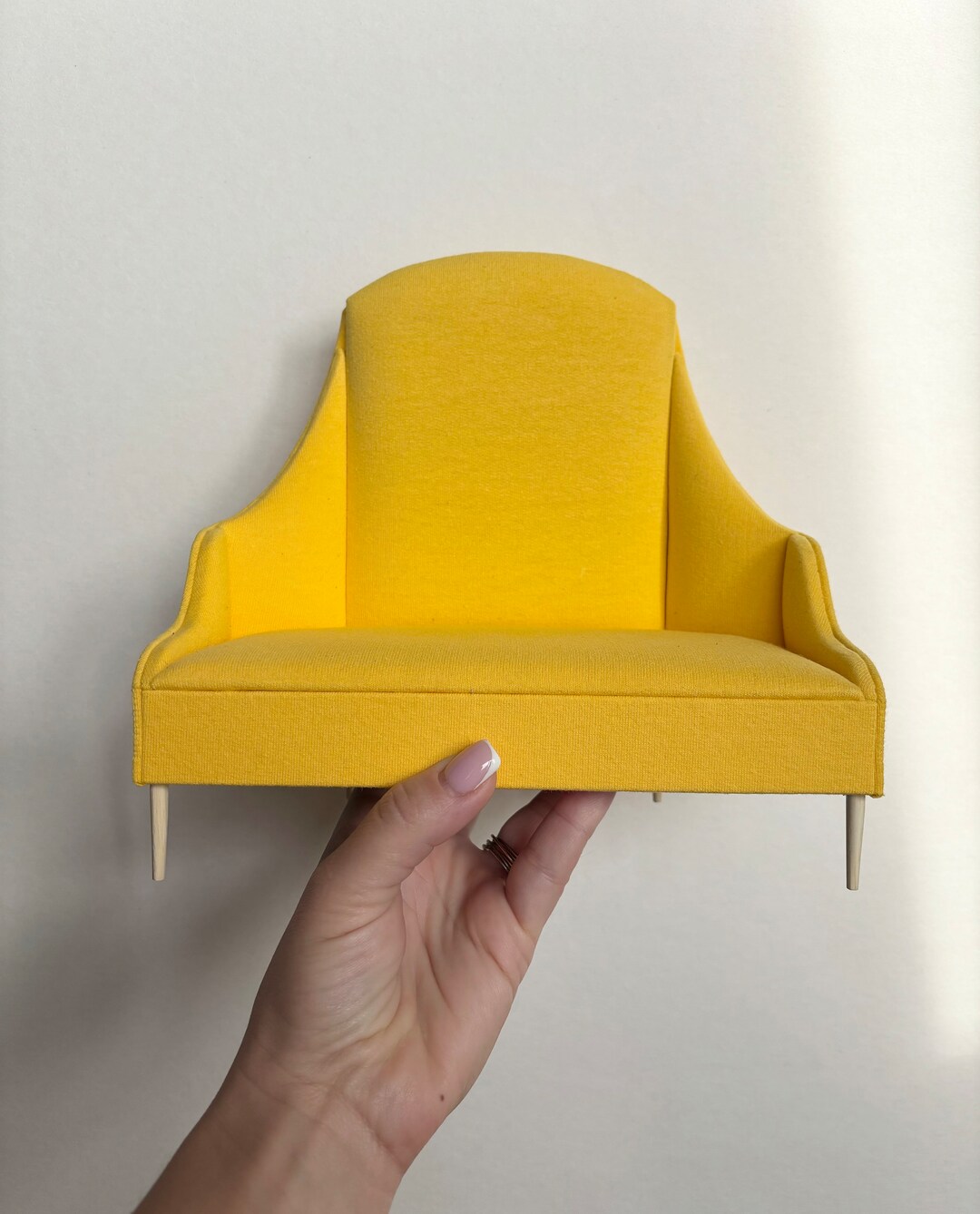 1/6 Scale. Sofa for Dollhouse. Furniture for Dolls Couch. Dollhouse ...