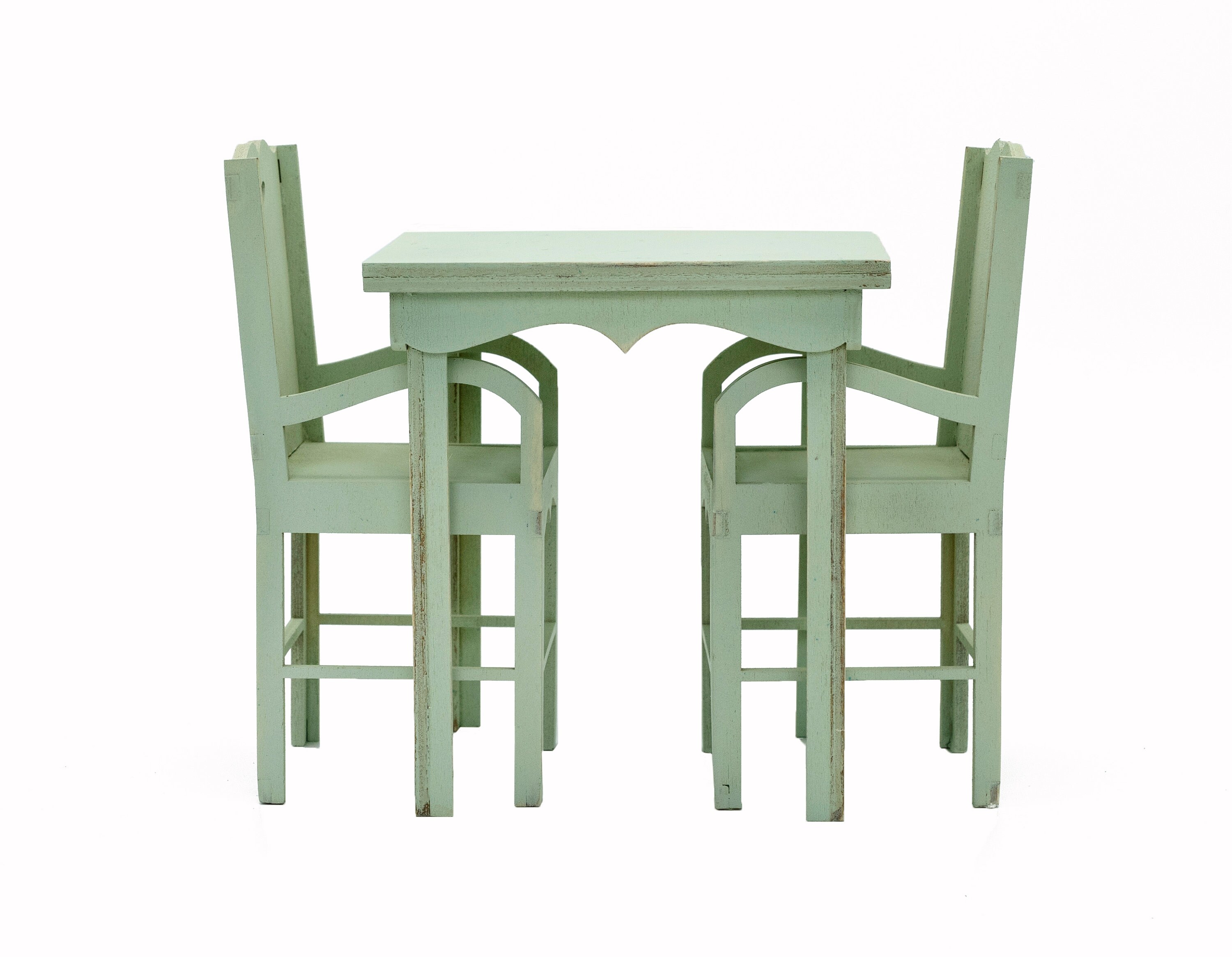 Dolls Table 2 Chairs. Miniature 1/6 Scale. Barbie Pulip - Etsy