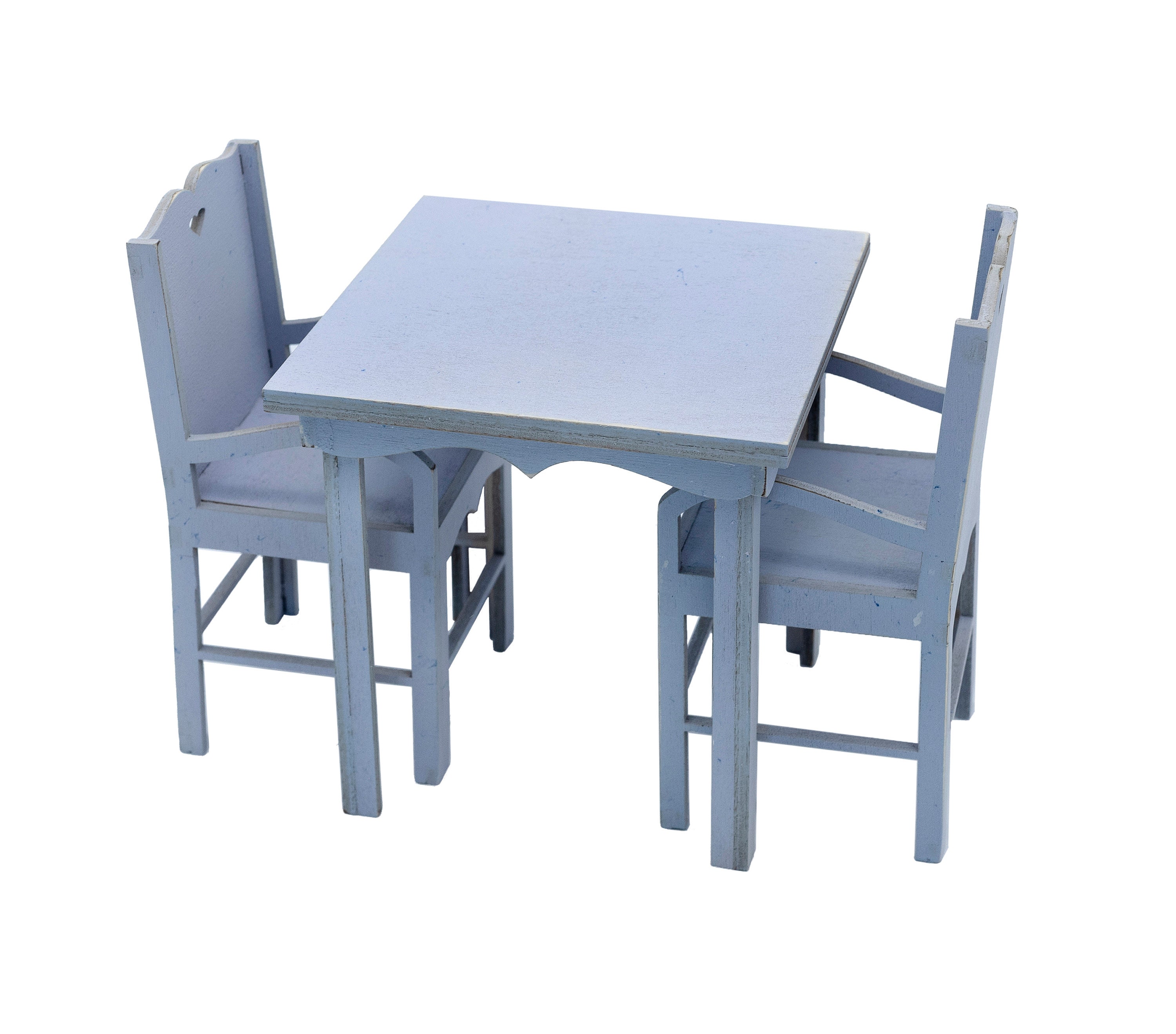 Dolls Table 2 Chairs. Miniature 1/6 Scale. Barbie Pulip - Etsy