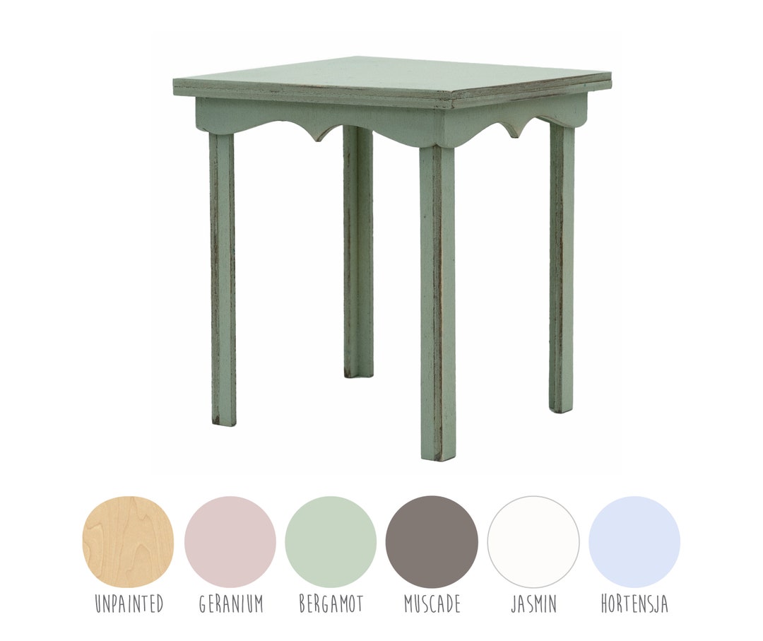 Dolls Table. Miniature 1/6 Scale. Dollhouse Furniture - Etsy