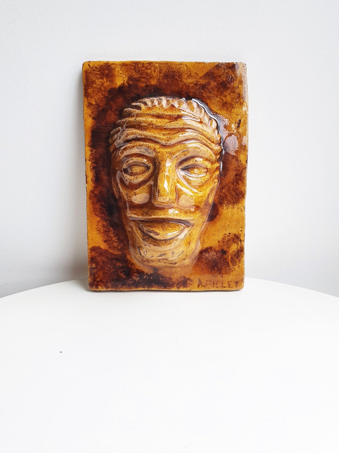 Bas Relief//bas Relief Face//sculpture Face//sculpture Mask//wall ...