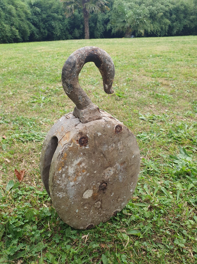 Old Pulley//wooden Pulley//boat Pulley//large Pulley//industrial Pulley ...
