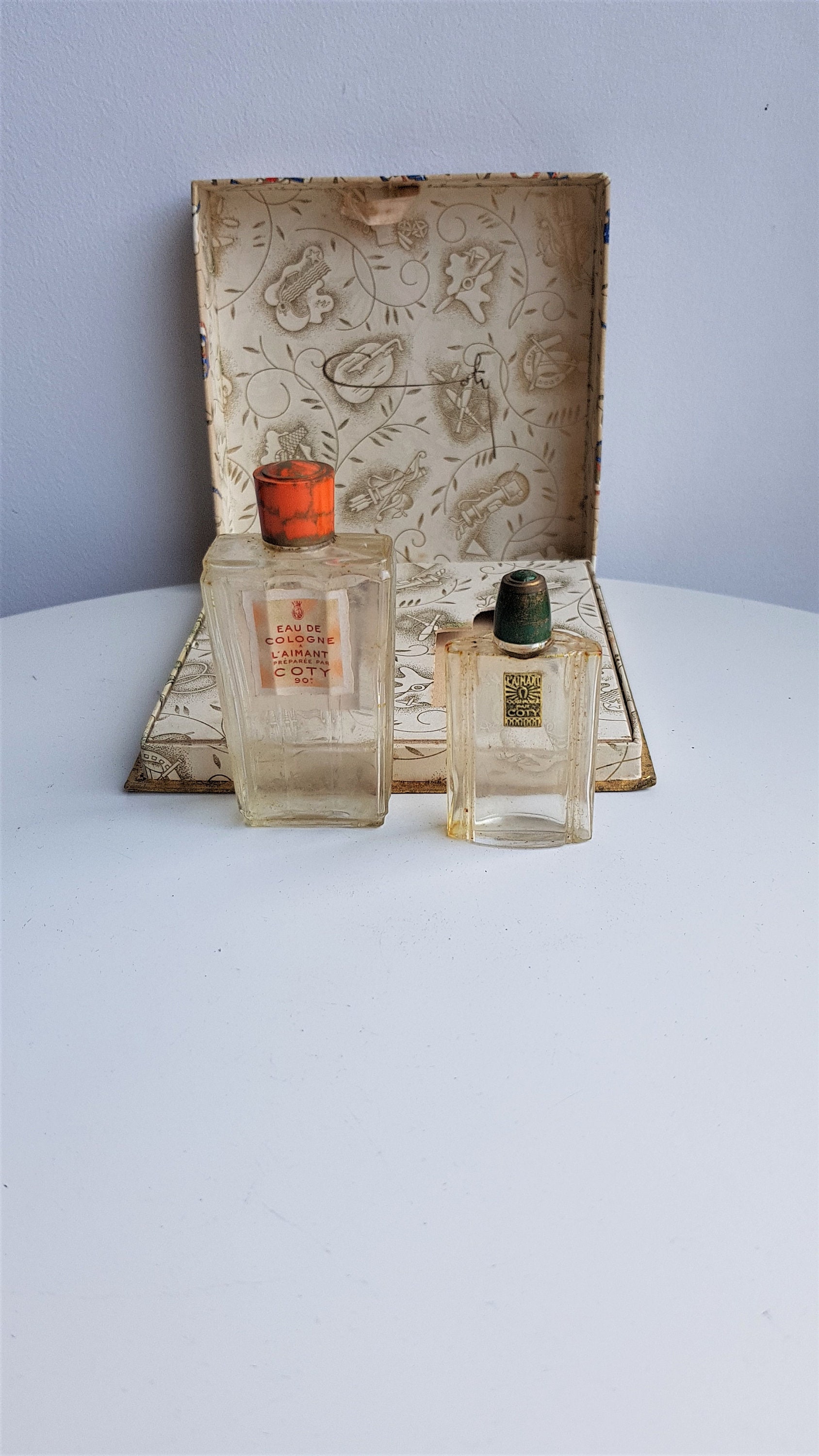 Vintage Perfume Box//old Perfume//perfume Box//coty Perfume//eau De ...
