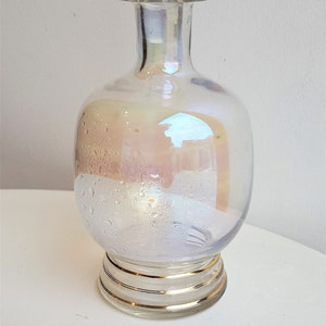 Vintage Carafe//old Carafe//golden Carafe//carafe Glass//bar//service ...