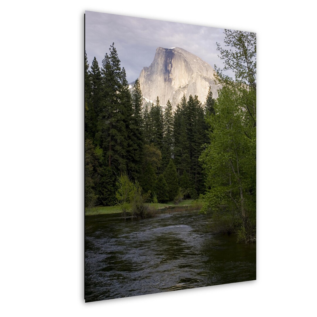 Half Dome Yosemite Print: Merced River Landscape Photography | Vertical ...