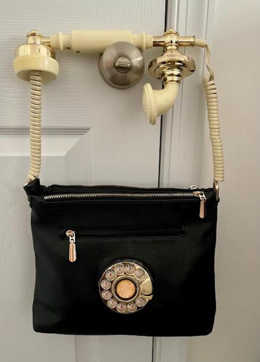 Vintage Purse -repurposed From an Old Princess Telephone! Dial on Front ...