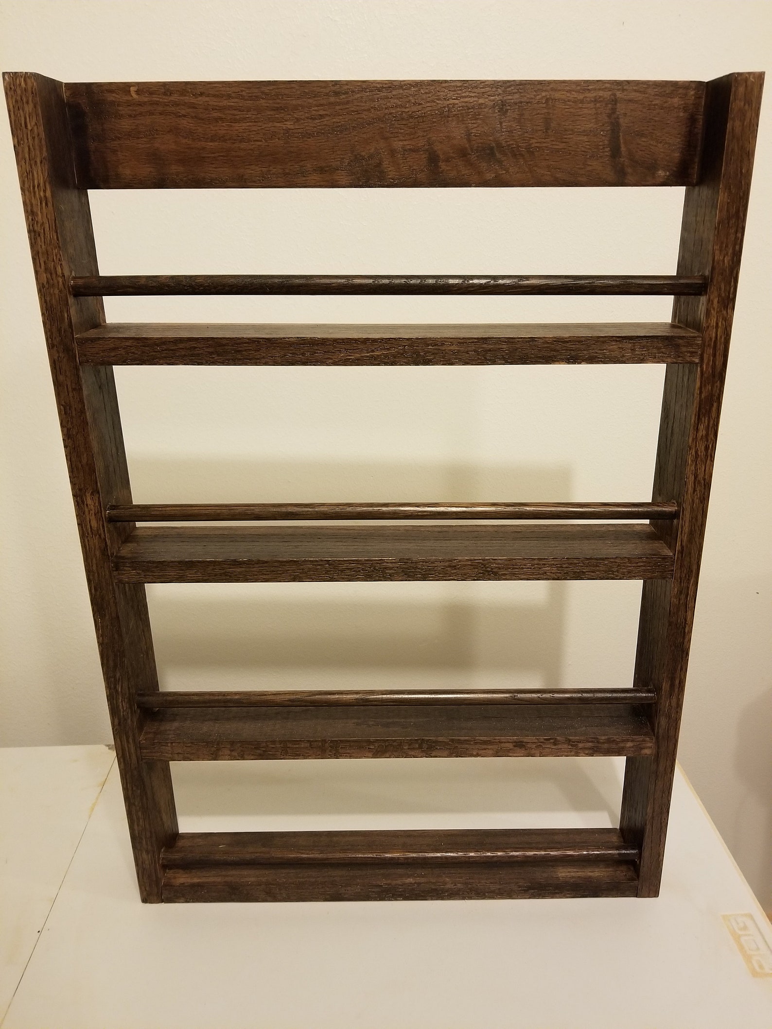Solid Oak Spice Rack - Etsy