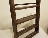 Solid Oak Spice Rack - Etsy