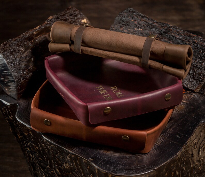 Custom Leather Valet Tray Personalized Home Decor - Etsy