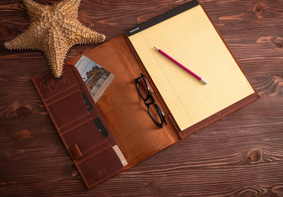 Legal Pad Portfolio Personalized Padfolio Customized Leather Notebook ...