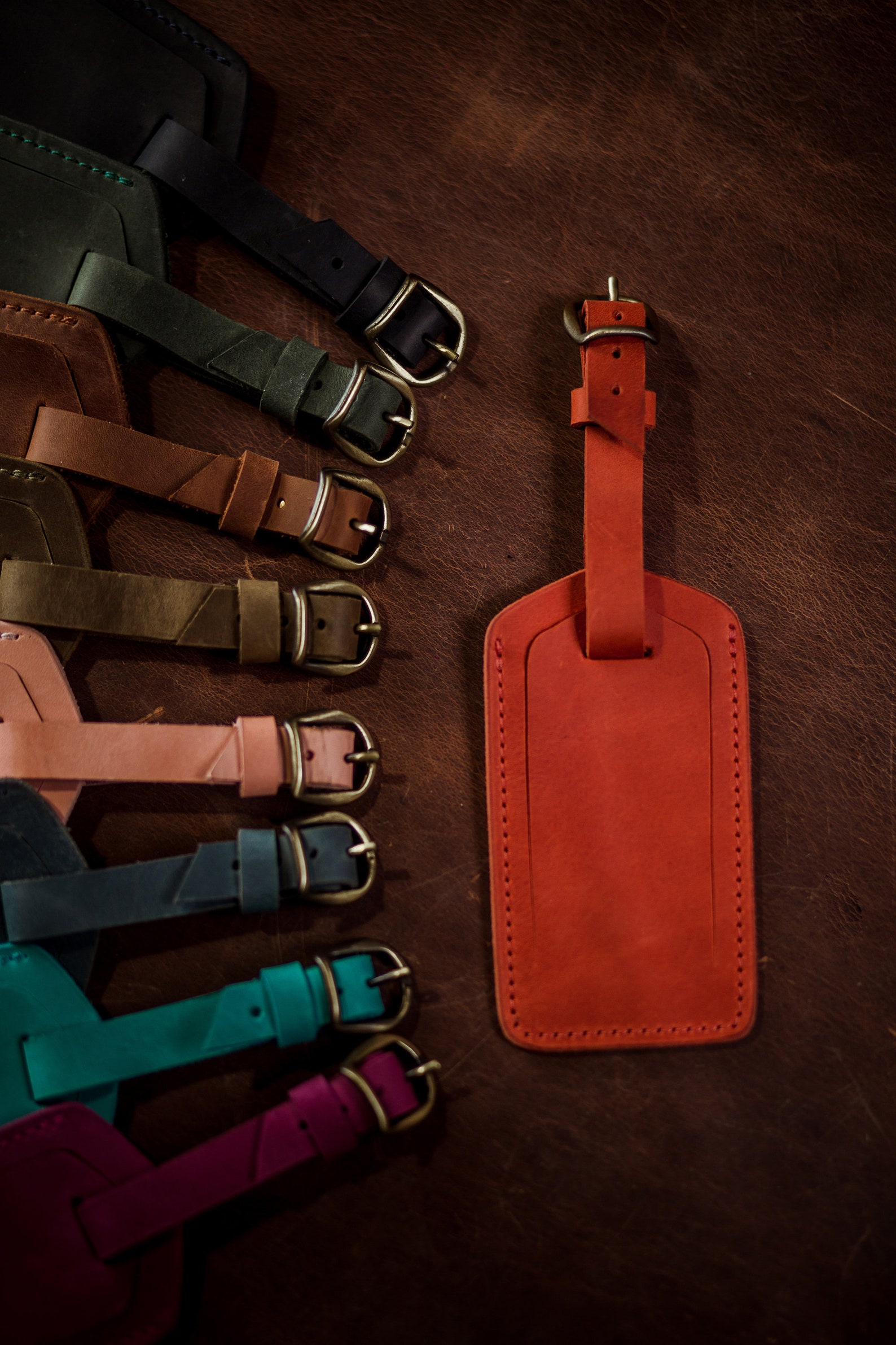 Personalized Leather Luggage Tag Personalized Travel Gift - Etsy