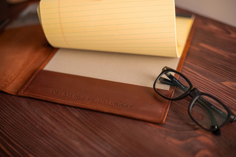 Legal Pad Portfolio Personalized Padfolio Customized Leather Notebook ...