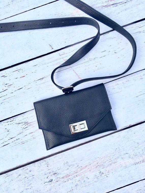 Belt Bag Mini Small Leather Belt Pouch Fanny Pack - Etsy Canada