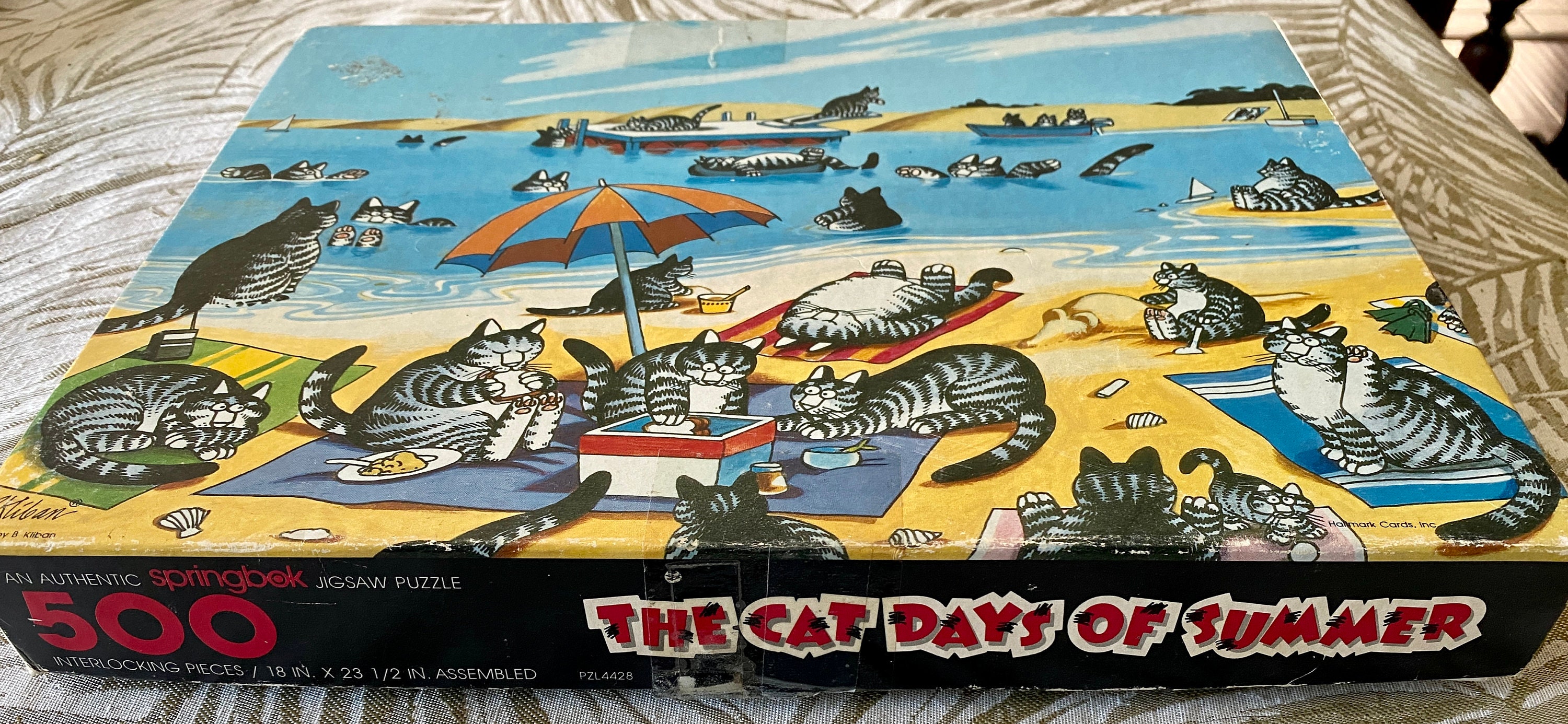Vintage 1980's B Kliban Cat the Cat Days of Summer Jigsaw Puzzle by B ...
