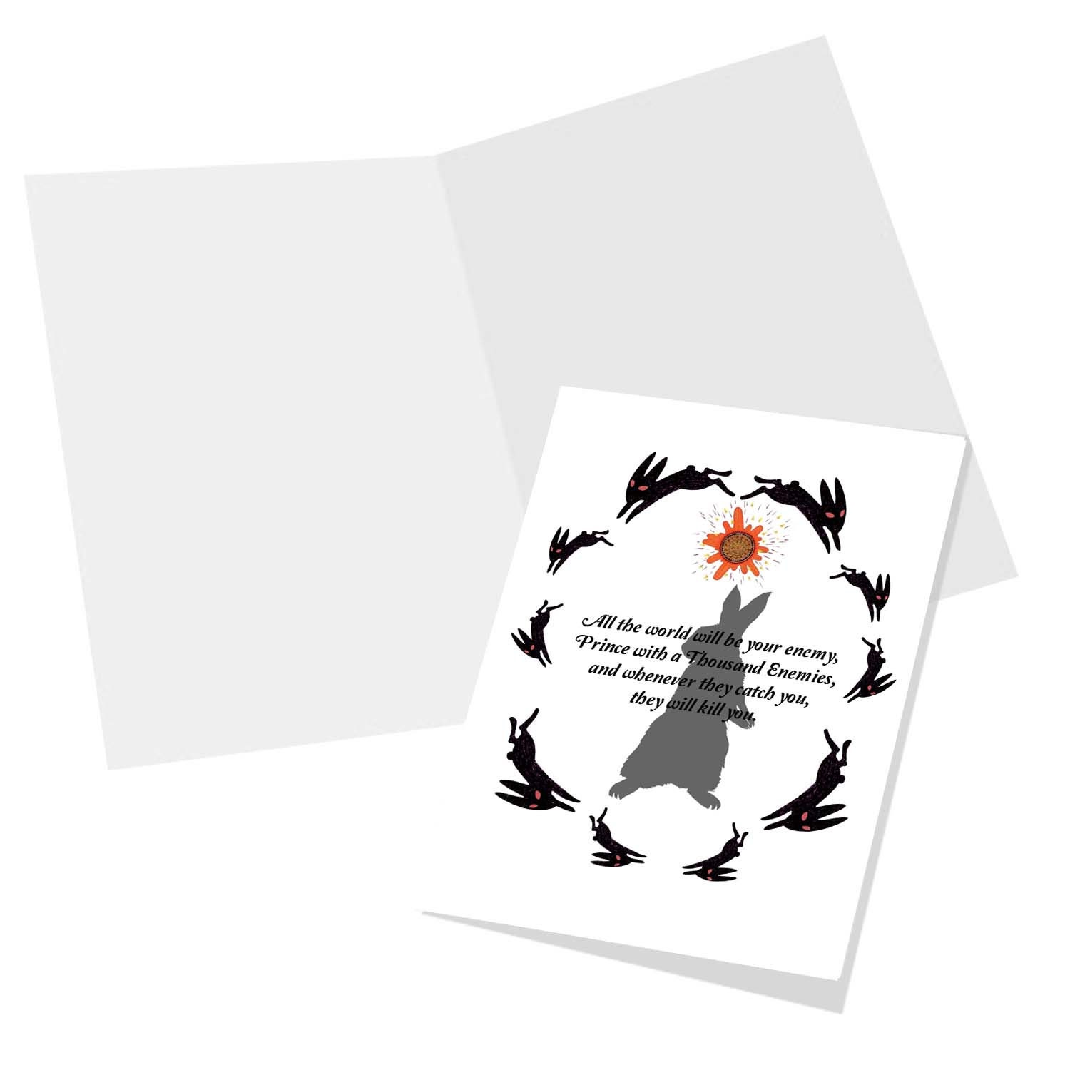 Frith Watership Down Card Rabbit Art Illustrated Card - Etsy