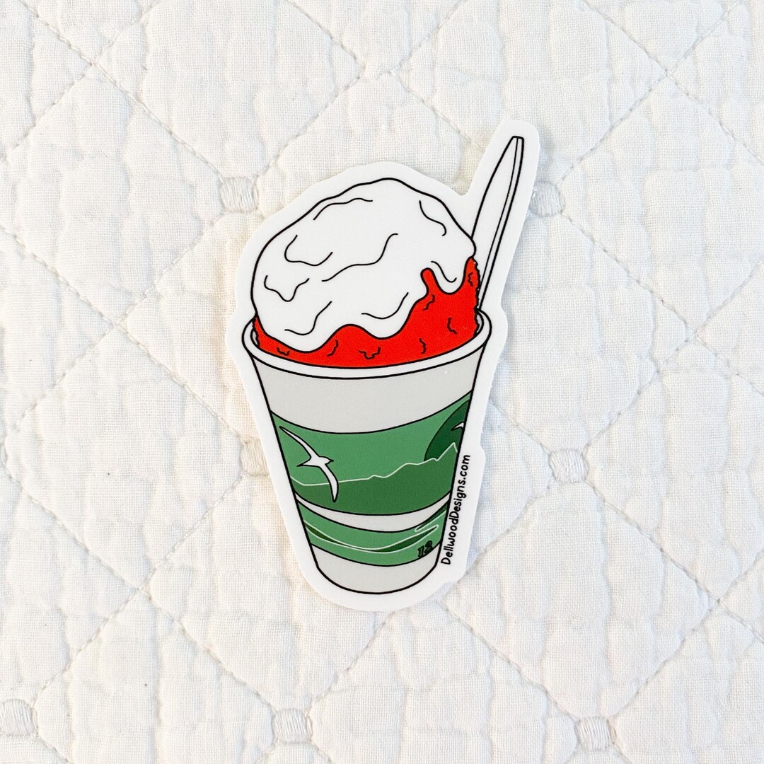 Baltimore Snowball Sticker – Maryland Classic Summer Treat | Waterproof ...