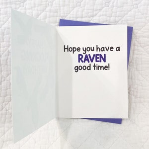 Happy Flocking Birthday Ravens Birthday Card - Ravens Football ...