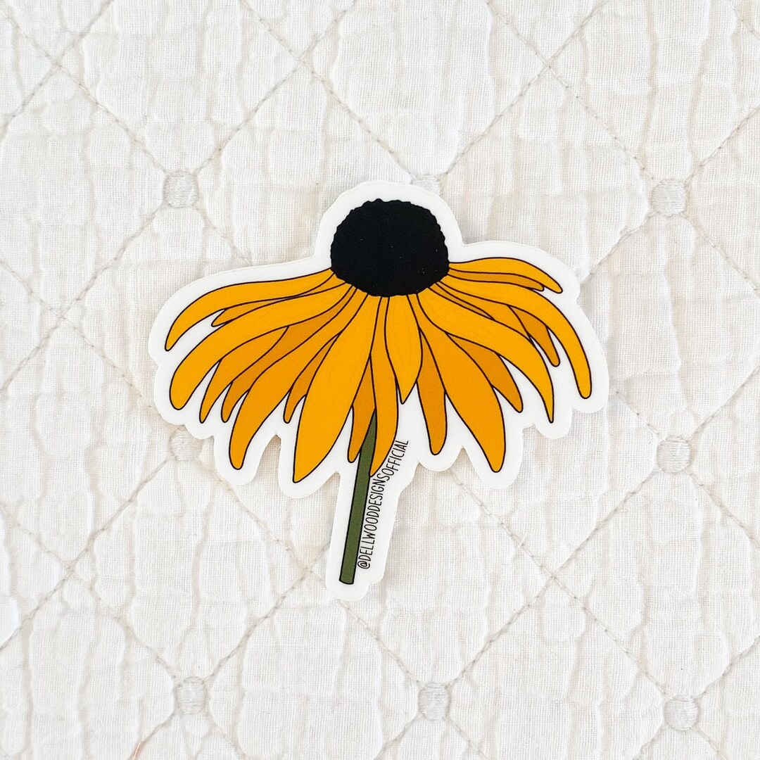 Black Eyed Susan Sticker - Etsy