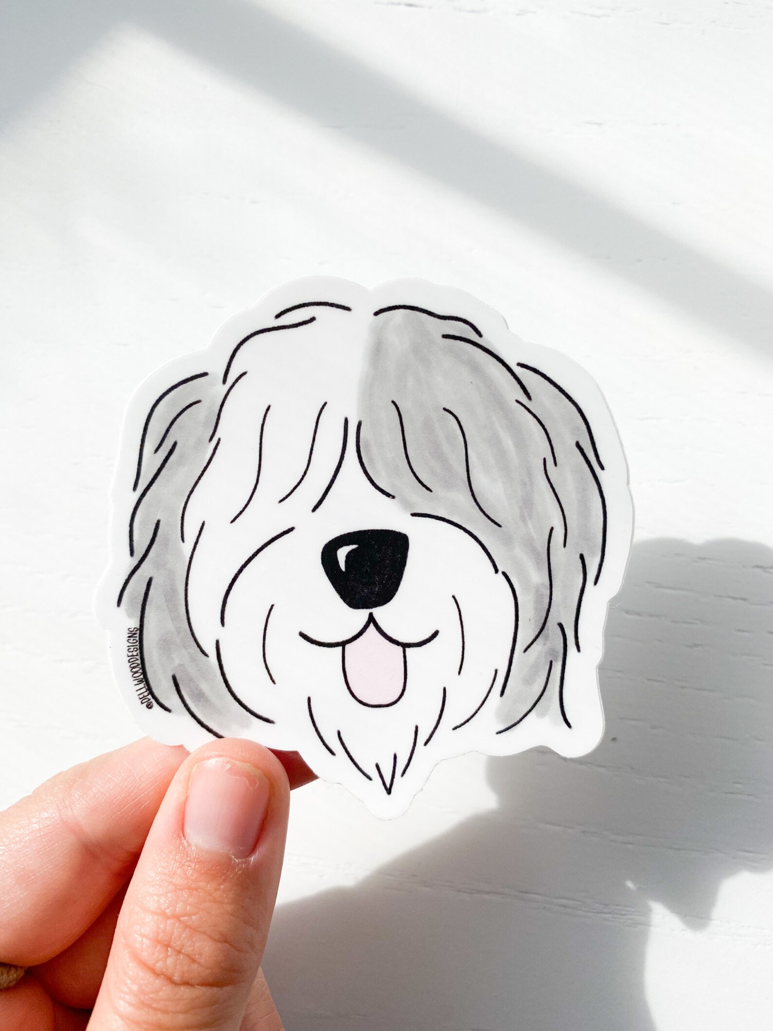 Old English Sheepdog Sticker - Etsy