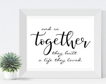 Marriage quote | Etsy