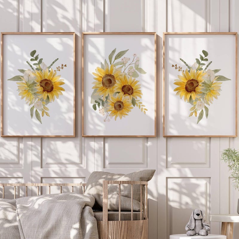 Sunflower Room Decor - Etsy