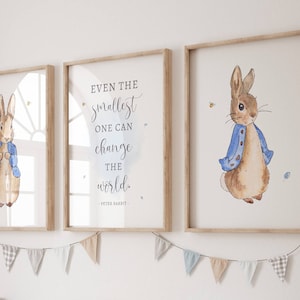 Peter Rabbit Nursery Wall Art Peter Rabbit Nursery Decor Peter Rabbit ...