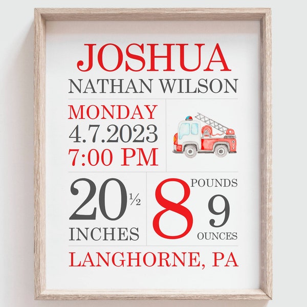 Fire Truck Nursery - Etsy