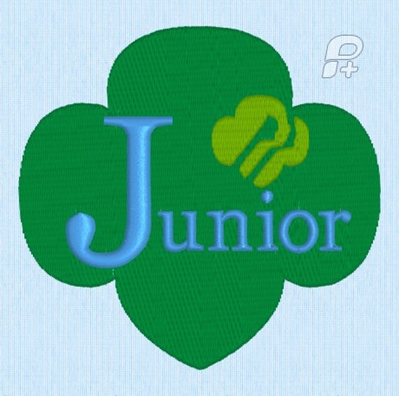 Girl Scout Junior Logo Scout Of The Month Pin Badge