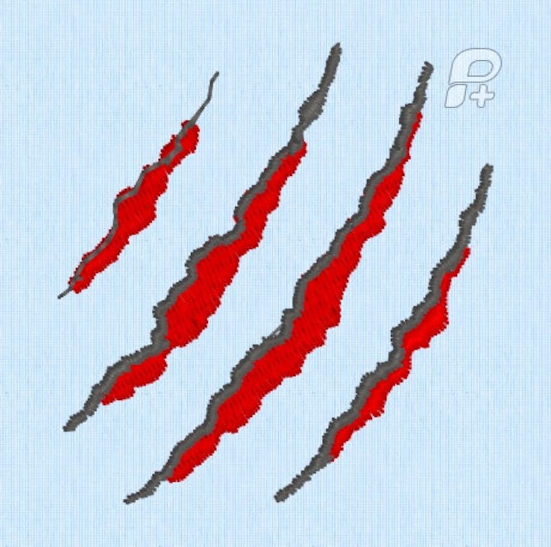Scar / Rip / Tear / Machine Embroidery File - Etsy