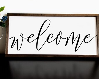 Calligraphy welcome | Etsy