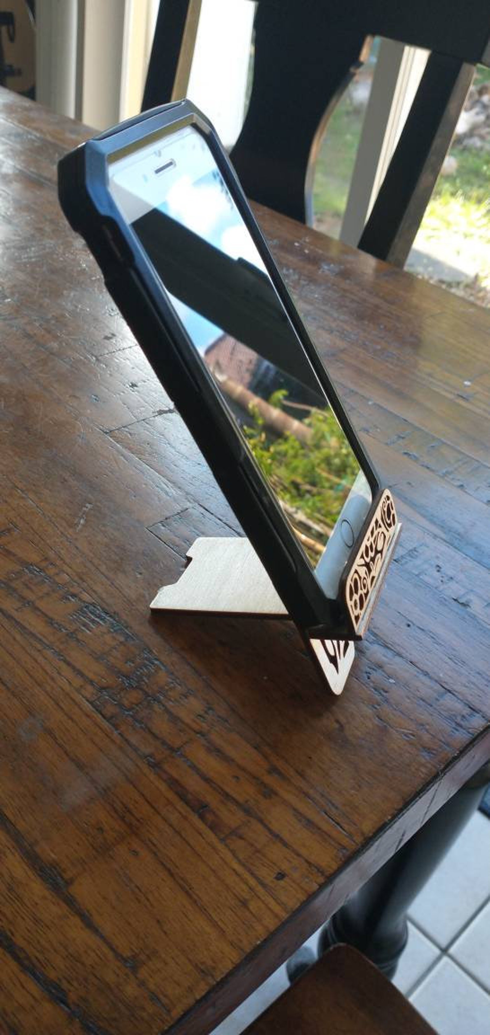 Wood Cell Phone Stand Personalized Wood Cell Phone Stand - Etsy