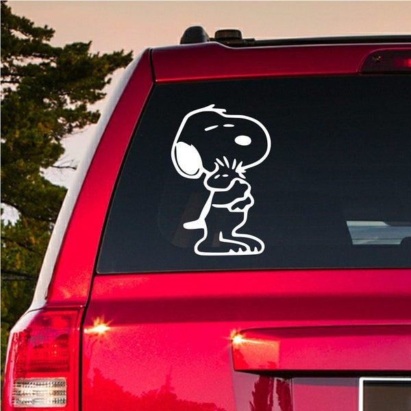 Snoopy Car Decal - Etsy
