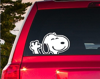 Snoopy Sticker - Etsy