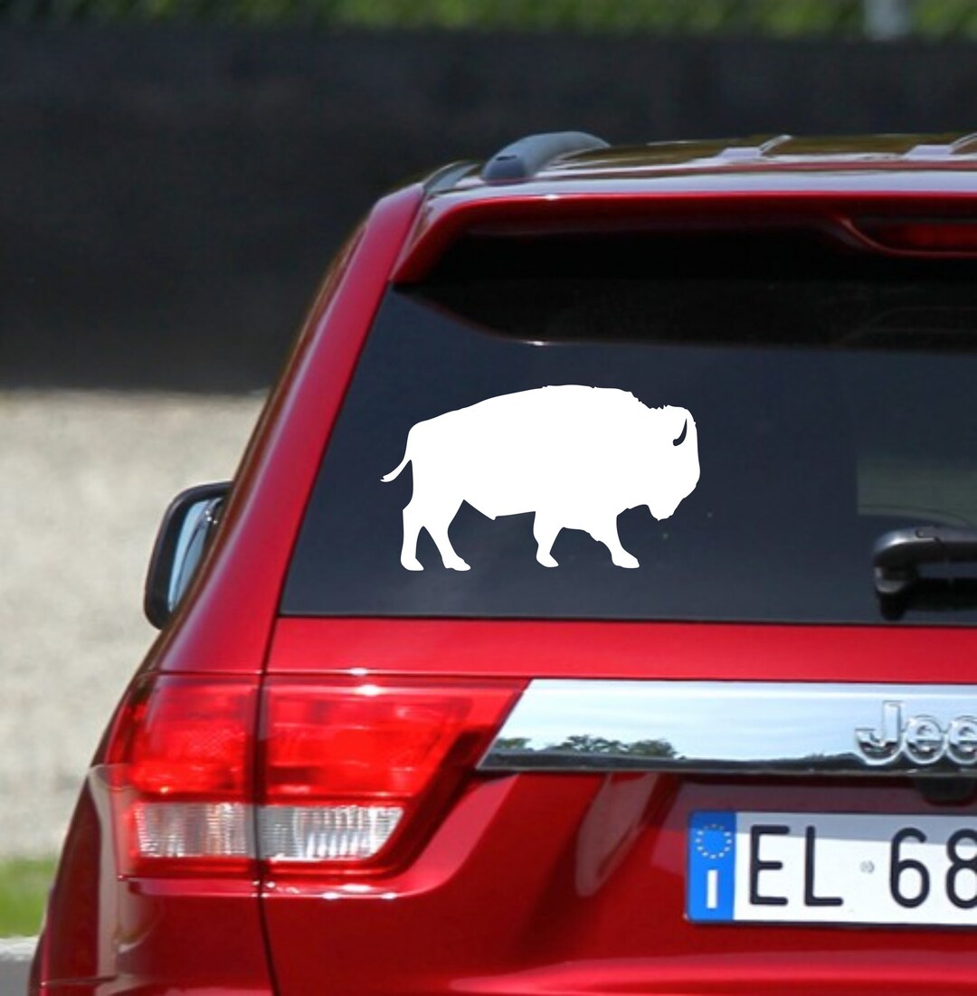BUY2GET1FREE Blue Bison Buffalo Car Truck Sticker Gift - Etsy