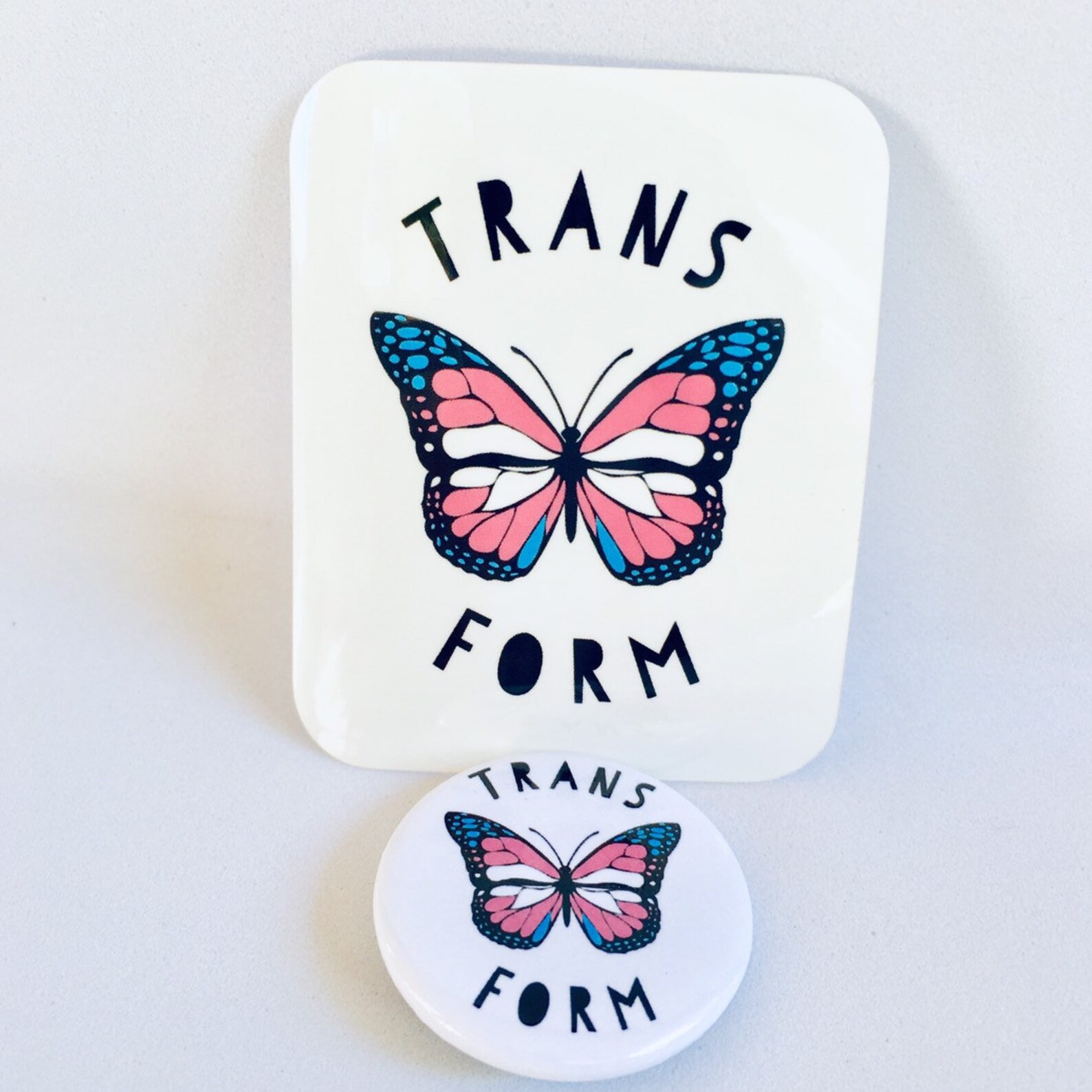 Transgender Pinback Button Trans Pride Pin LGBTQ Button | Etsy