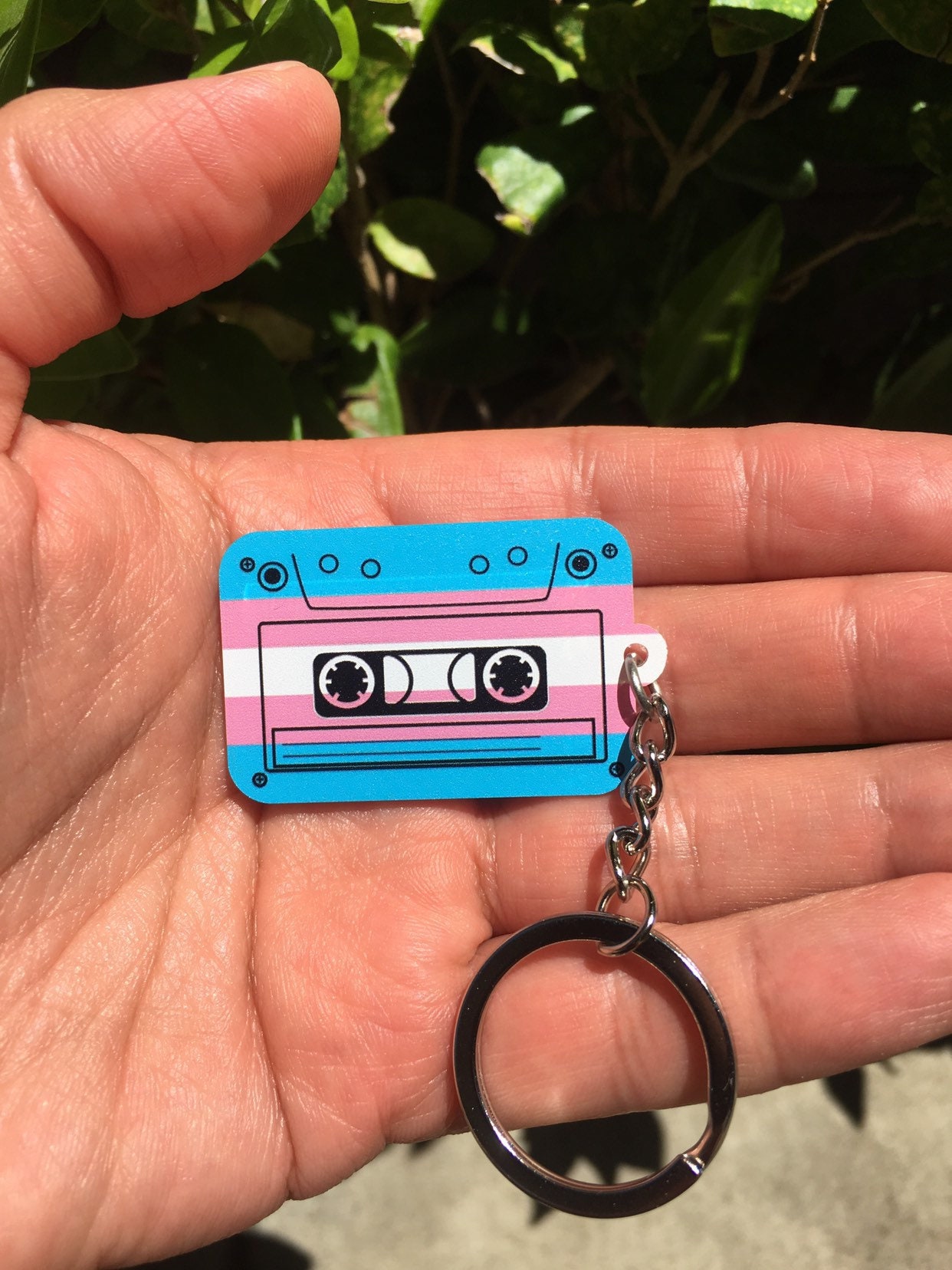 Transgender Flag Key Chain Trans Pride Key Chain Transgender - Etsy