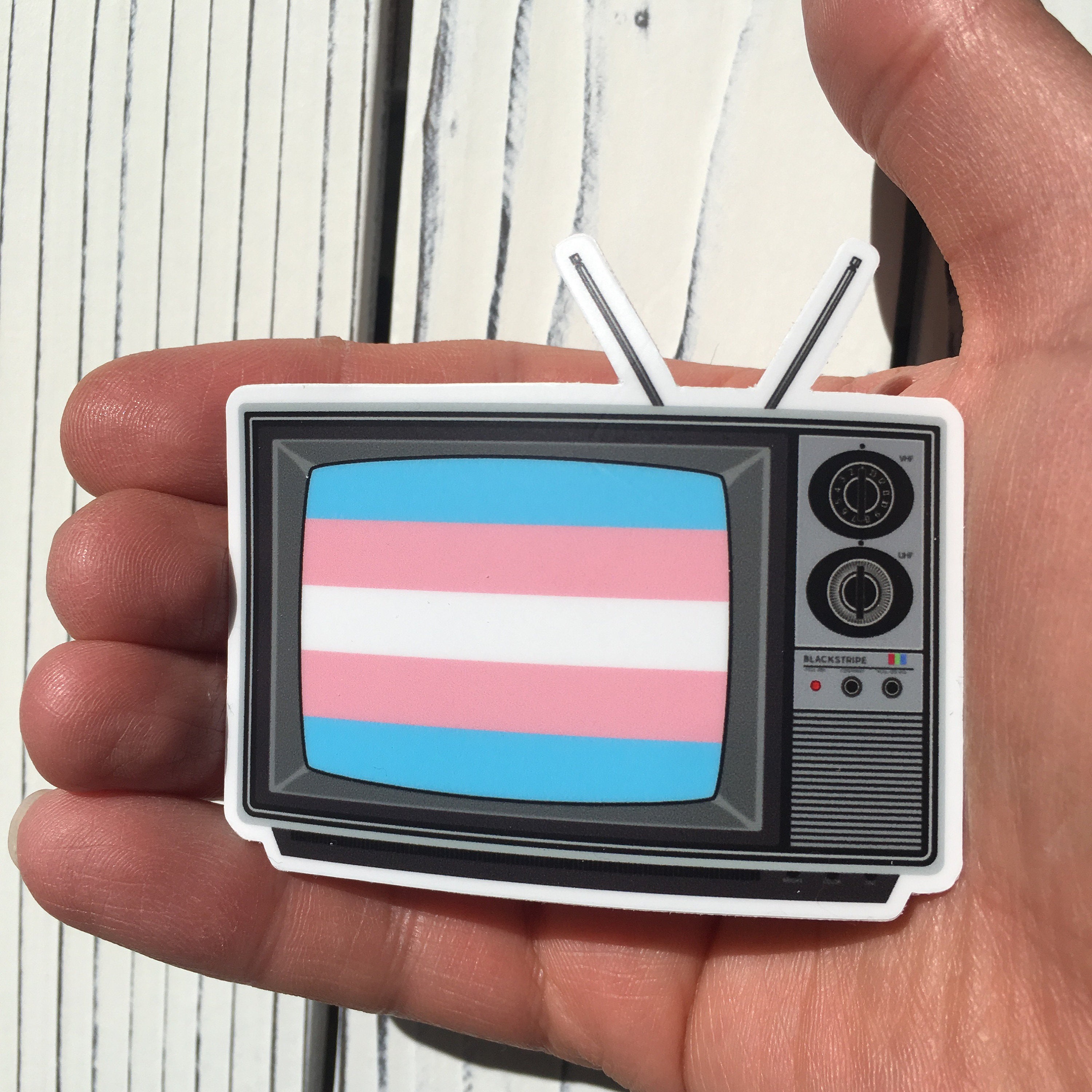 Transgender Flag Pin Transgender Enamel Pin Retro Trans - Etsy