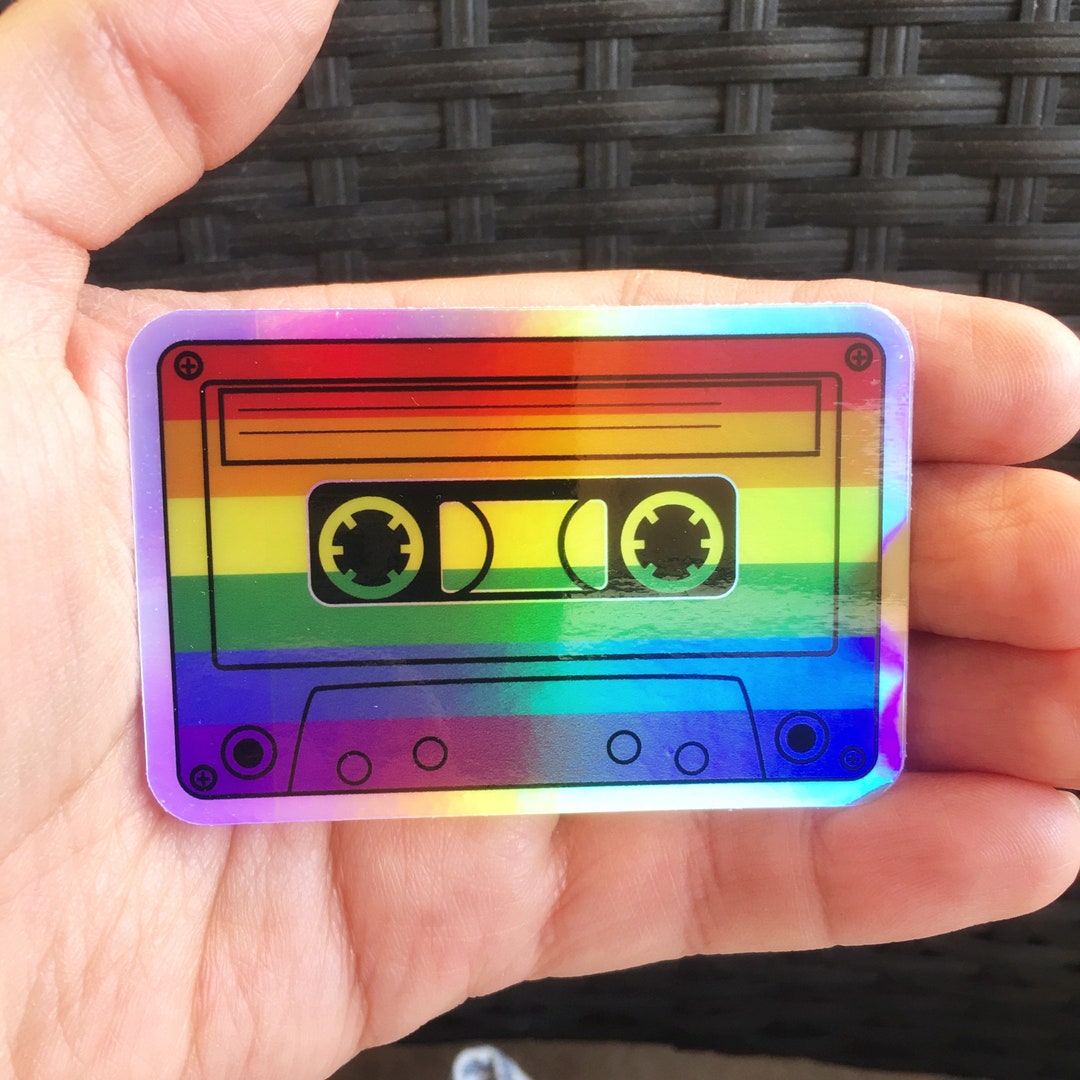 LGBTQ Flag Sticker | Gay Pride Decal | Queer Sticker | Holographic ...