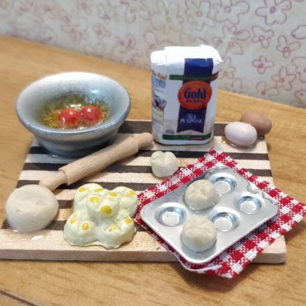 Miniature Baking Set - Etsy UK
