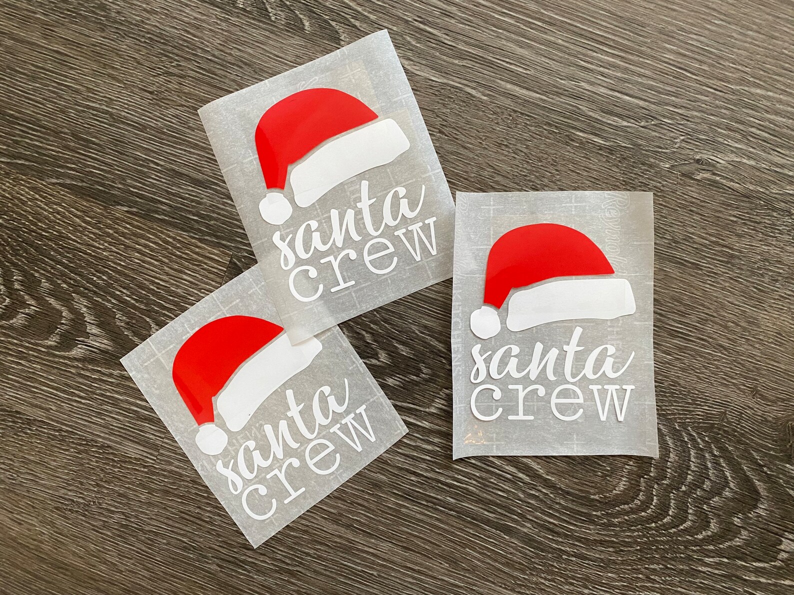 Christmas Santa Crew Iron on Vinyl, Christmas Iron on Shirts, Santa ...