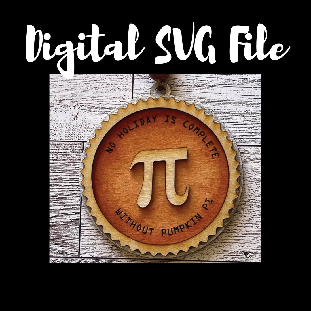Pumpkin Pi Ornament Digital File Download, Math Teacher Gift SVG - Etsy